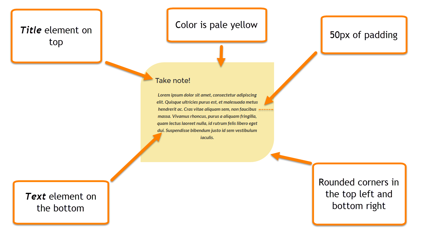 Color Block - Float your content on a block of color