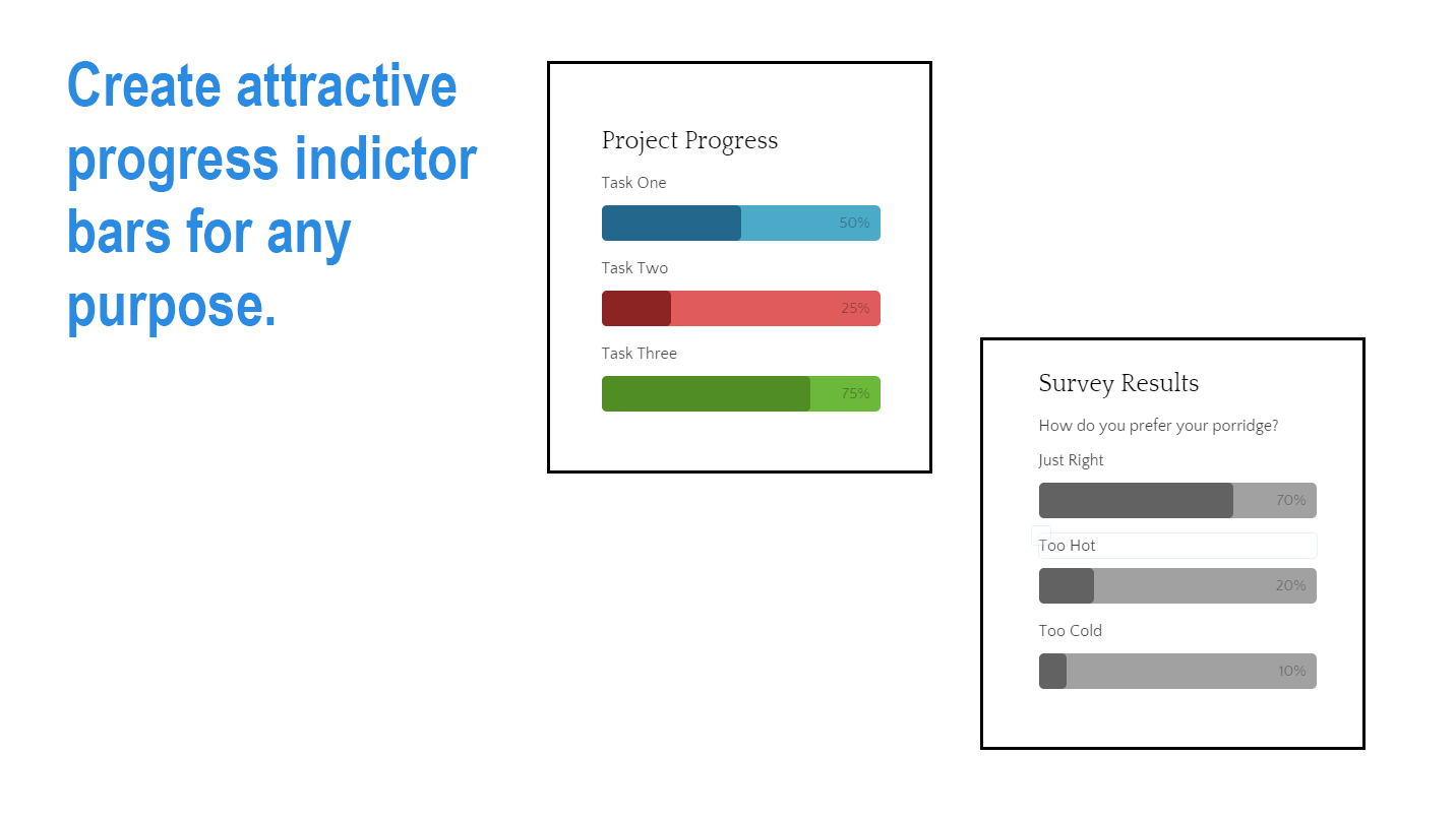 Completion Bar - A simple completion percentage bar.