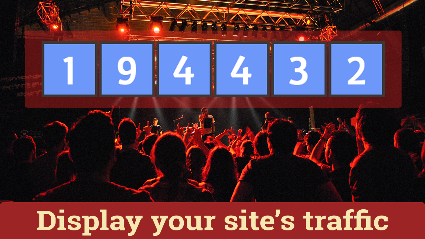 Hit Counter - Track and display visits for any page!