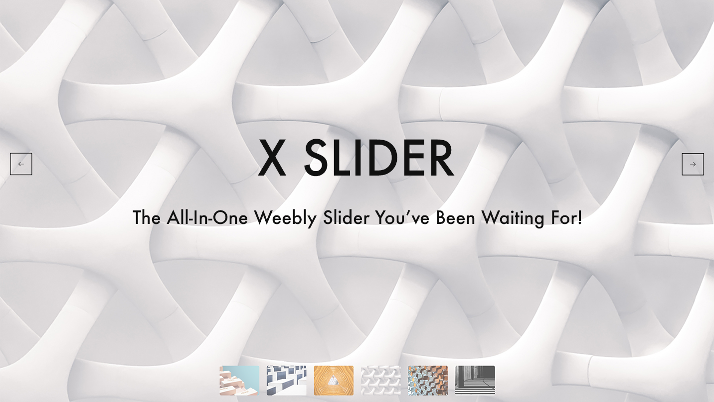 X Slider 1 Slider App For Weebly