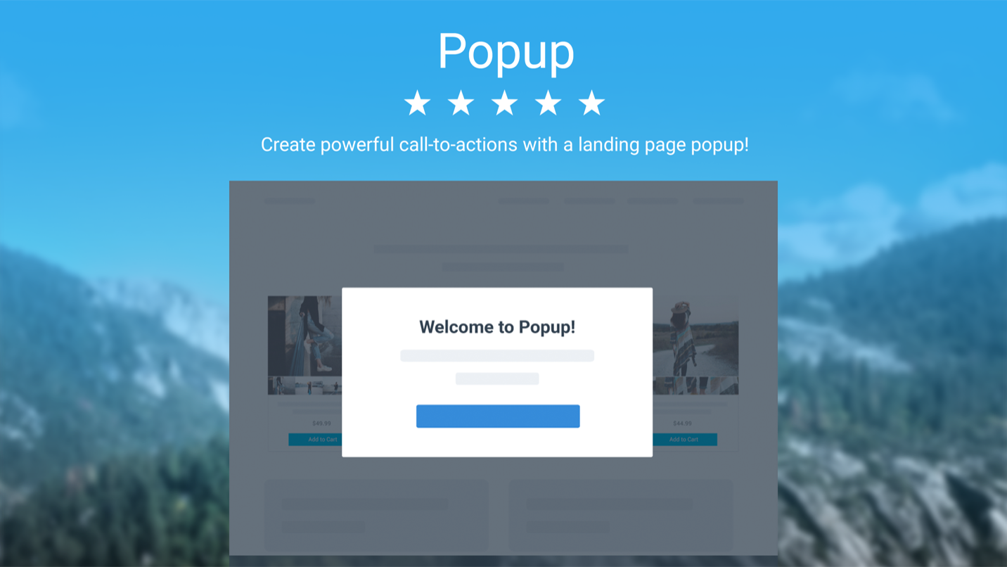 Popup - Custom popups made easy!